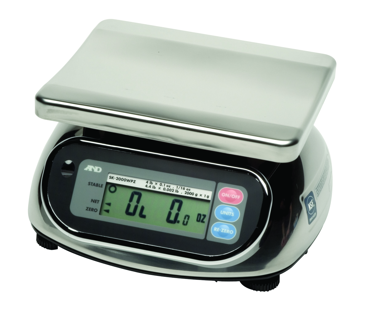 NTEP Washdown Scale - A&D SK WP Series | Penn Scale